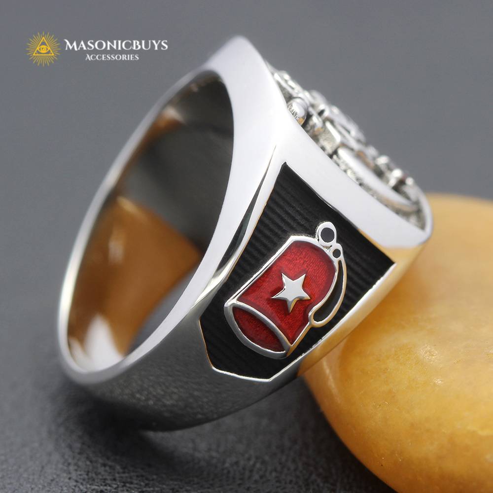 Shriners Silver Masonic Ring | MasonicBuys