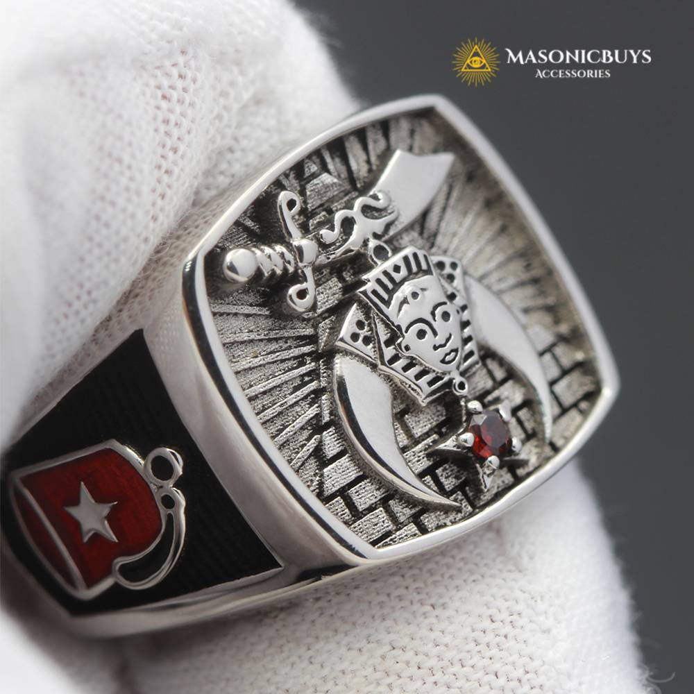 Shriners Silver Masonic Ring | MasonicBuys