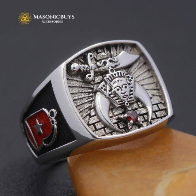 Shriners Silver Masonic Ring | MasonicBuys