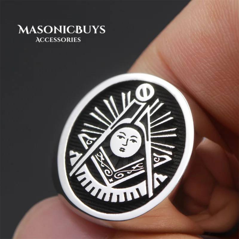 Master Mason Silver Masonic Ring | MasonicBuys