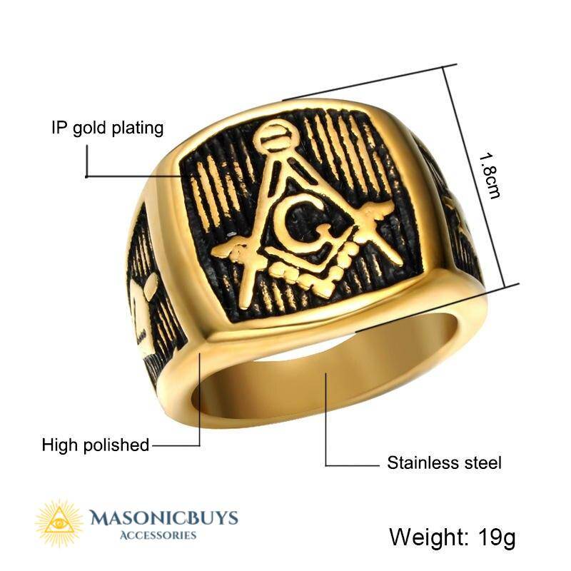 Ancient Masonic Ring | MasonicBuys