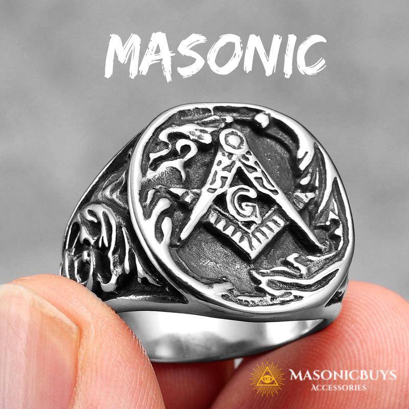 Antique Robustious Masonic Ring | MasonicBuys