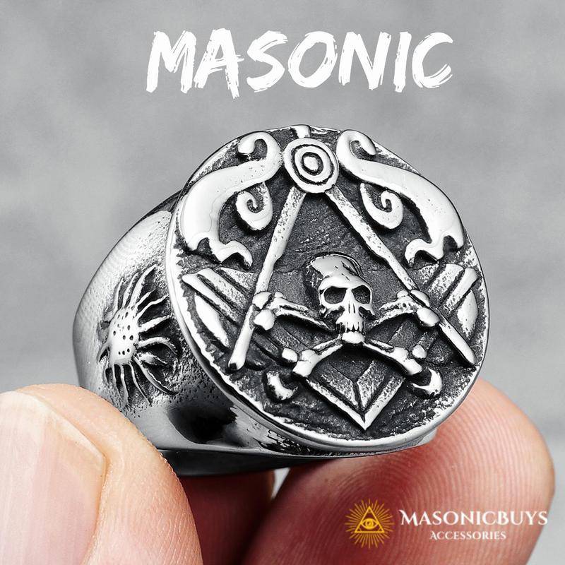 Antique Robustious Masonic Ring | MasonicBuys