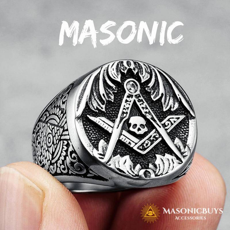 Antique Robustious Masonic Ring | MasonicBuys