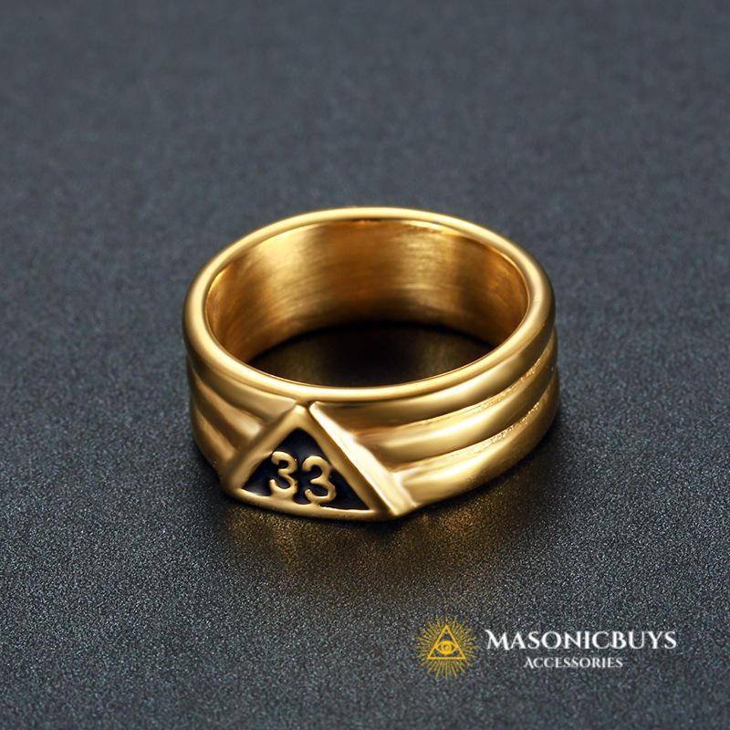 Masonic "Scottish Rite 33rd Degree" Ring | MasonicBuys