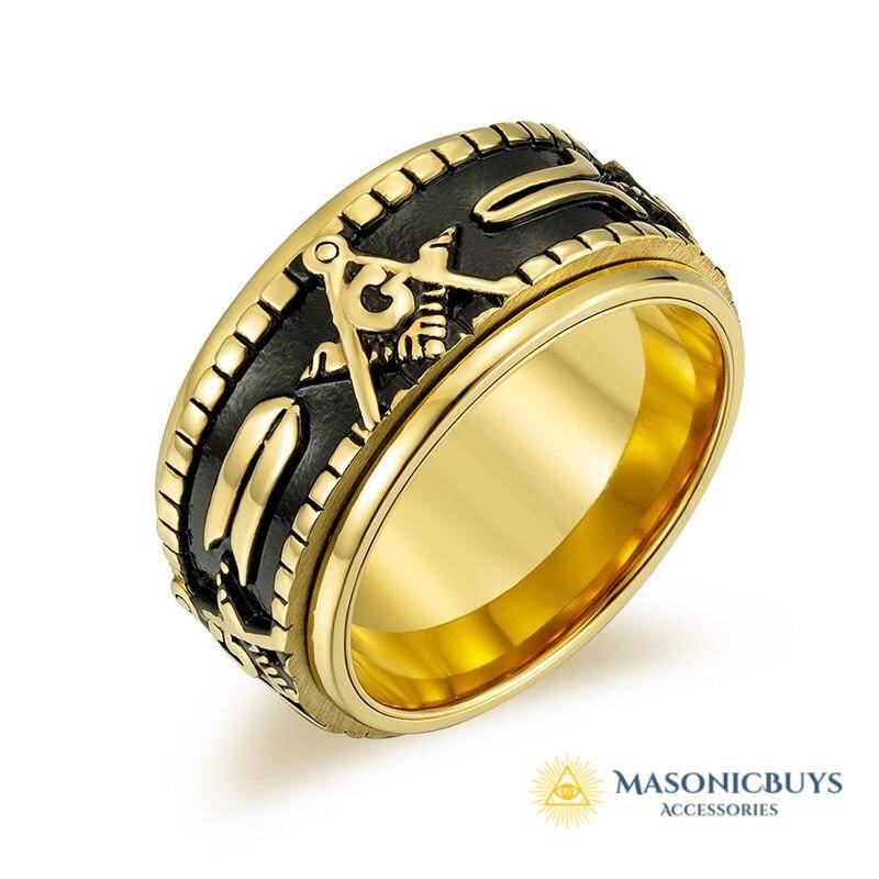 Spinning Masonic Signet Ring | MasonicBuys