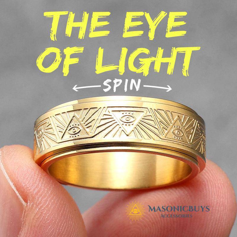 Trinity of Insight Masonic Ring | MasonicBuys