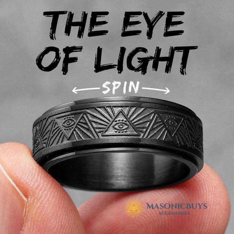 Trinity of Insight Masonic Ring | MasonicBuys