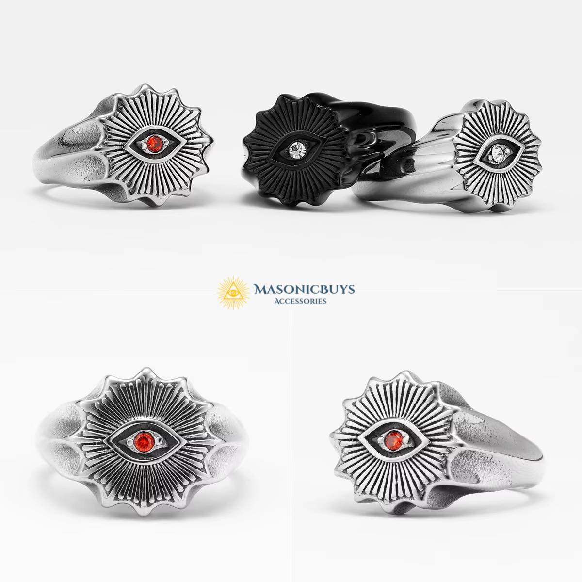 Masonic Eye of Light Ring | MasonicBuys