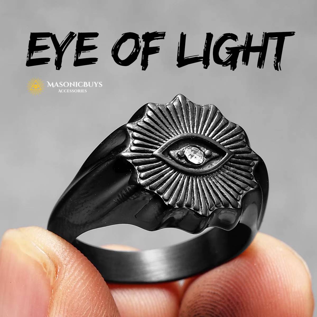 Masonic Eye of Light Ring | MasonicBuys
